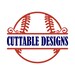 Baseball Split Cuttable Design PNG DXF SVG & Eps File for Silhouette ...