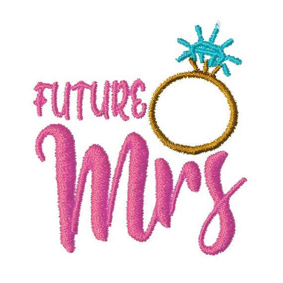 Future Mrs Embroidery Design Instant Download - Etsy