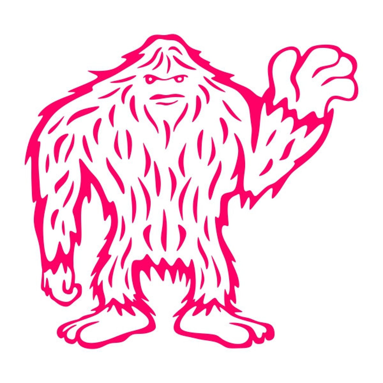 Sasquatch Cuttable Design PNG DXF SVG & Eps File for - Etsy