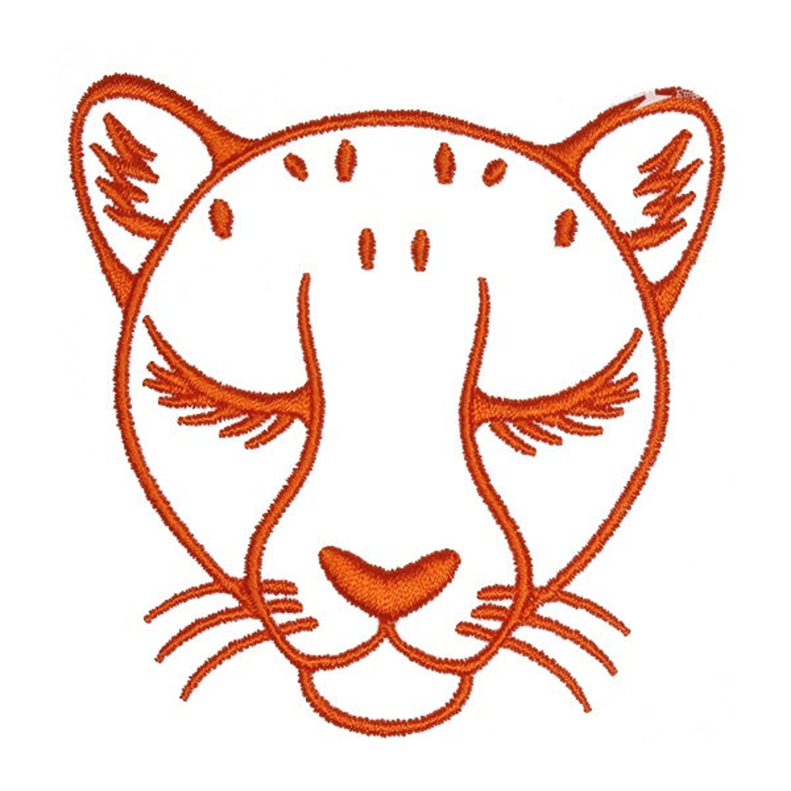 Cheetah Embroidery Design Instant Download - Etsy