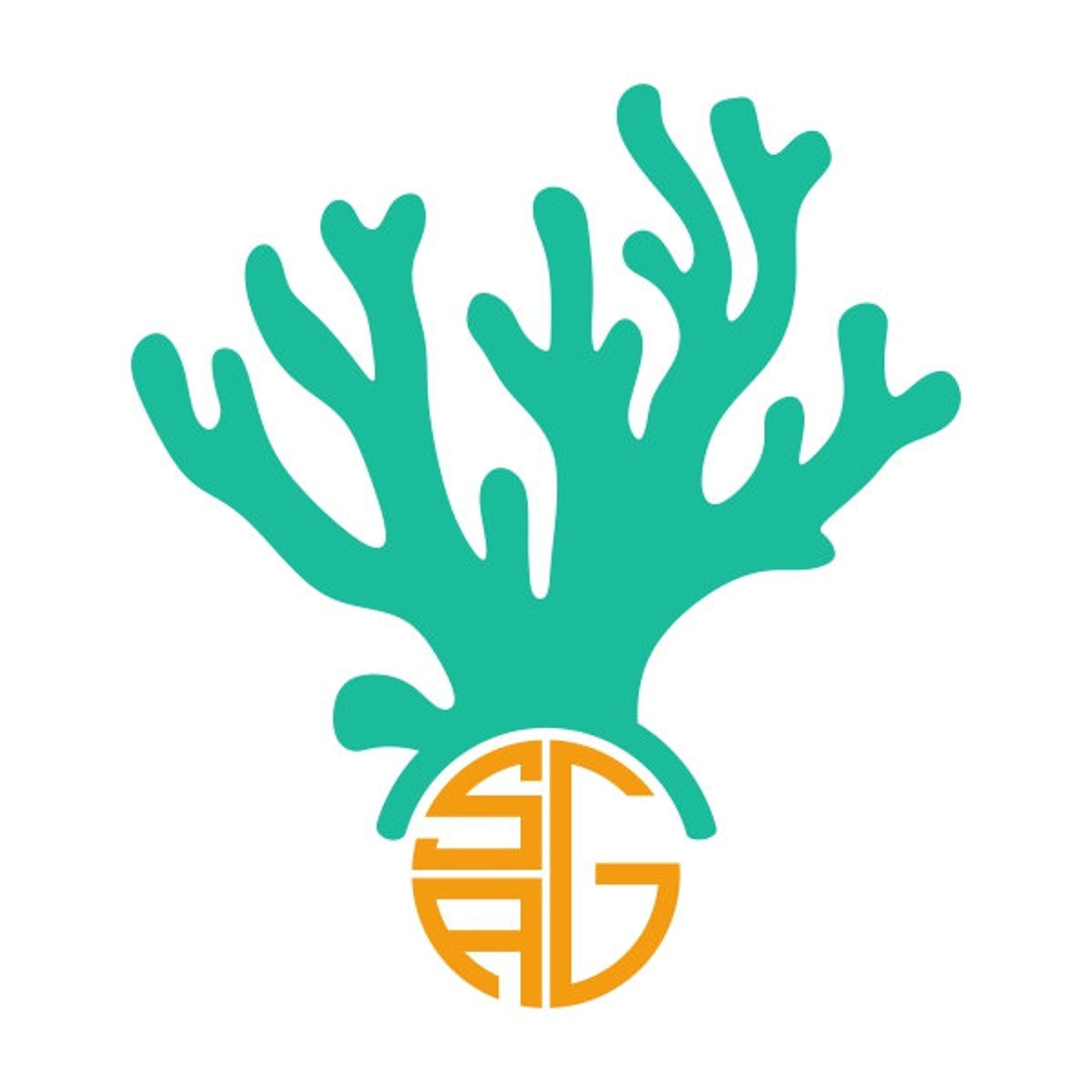 Coral Frame Cuttable Design PNG DXF SVG & Eps File for - Etsy