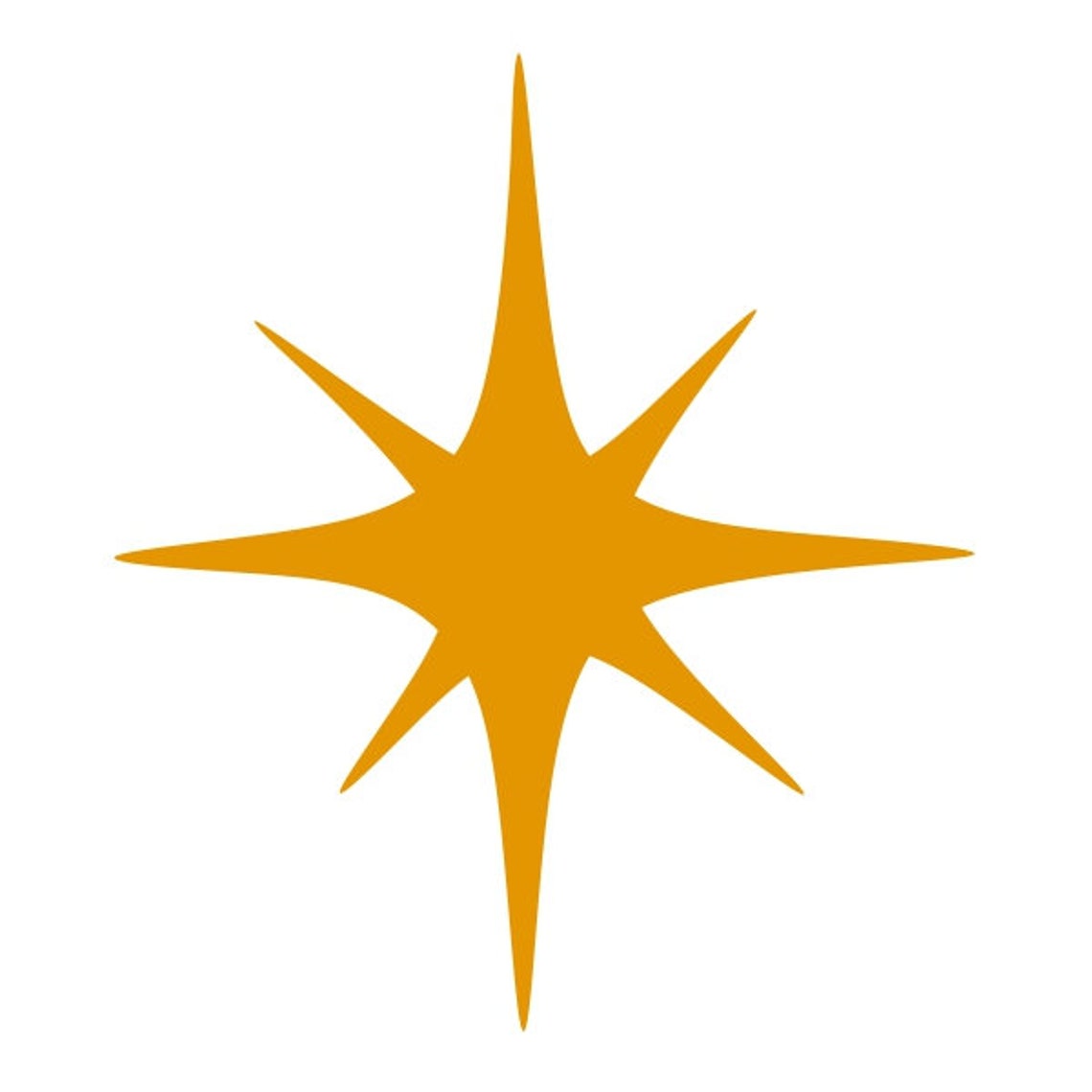 Retro Star Cuttable Design PNG DXF SVG & Eps File for - Etsy