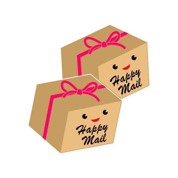 Happy Mail Cuttable Design PNG DXF SVG & Eps File for | Etsy