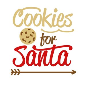 Cookies for Santa Cuttable Design PNG DXF SVG & Eps File for Silhouette ...