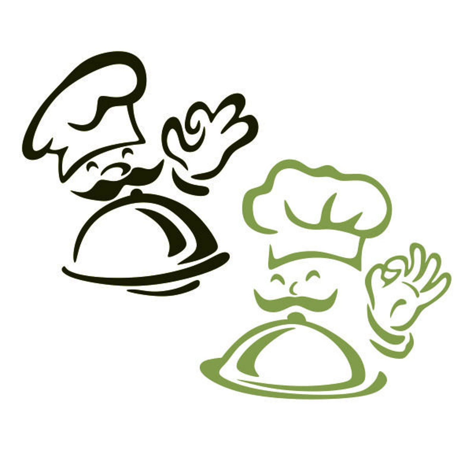 Cooking Chef Cuttable Design PNG DXF SVG & Eps File for - Etsy