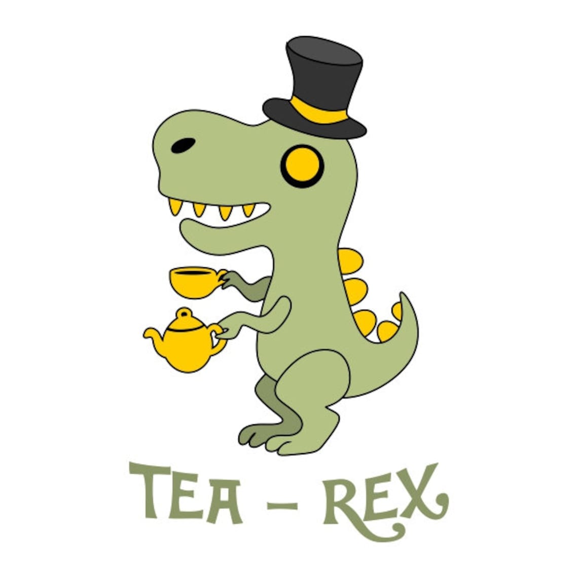 Tea-rex Pack Cuttable Design PNG DXF SVG & Eps File for | Etsy Canada