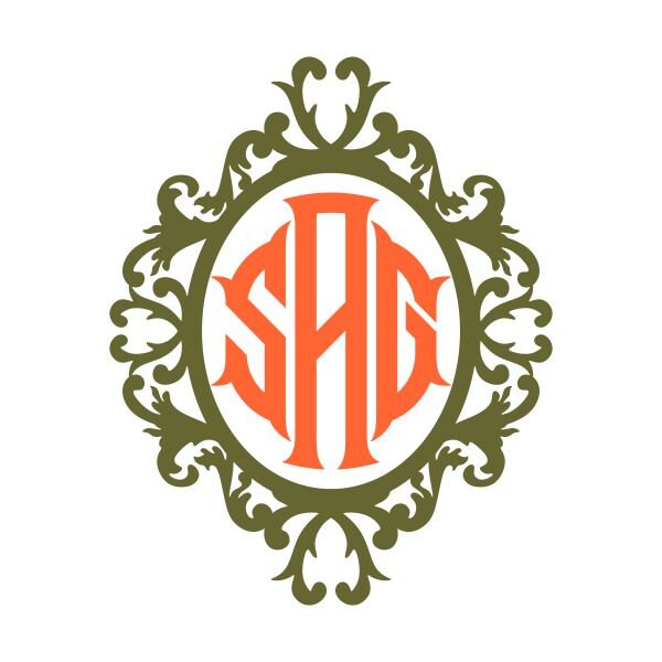 Baroque Frame Cuttable Design PNG DXF SVG & Eps File for | Etsy