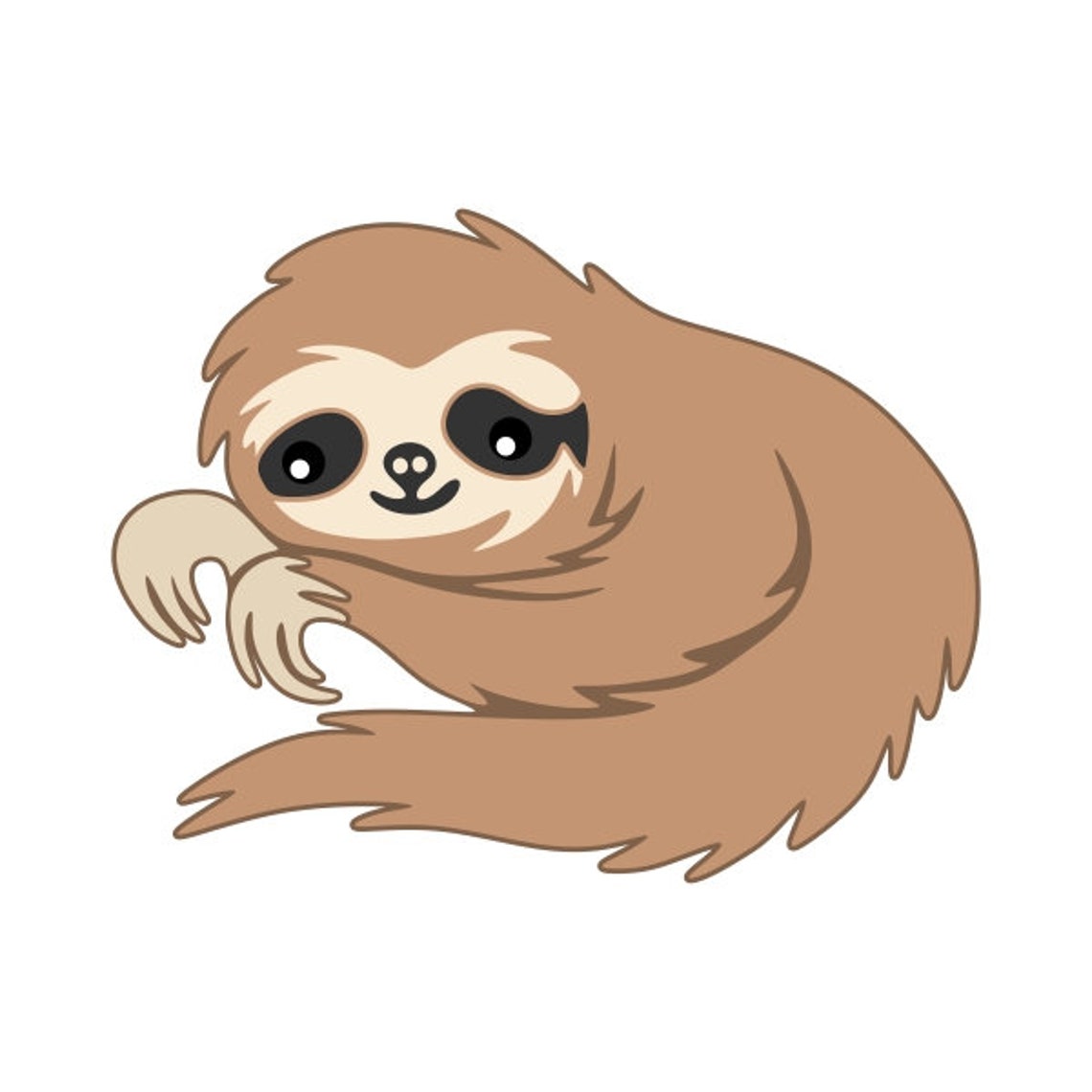 Cute Sloth Pack Cuttable Design PNG DXF SVG & Eps File for - Etsy