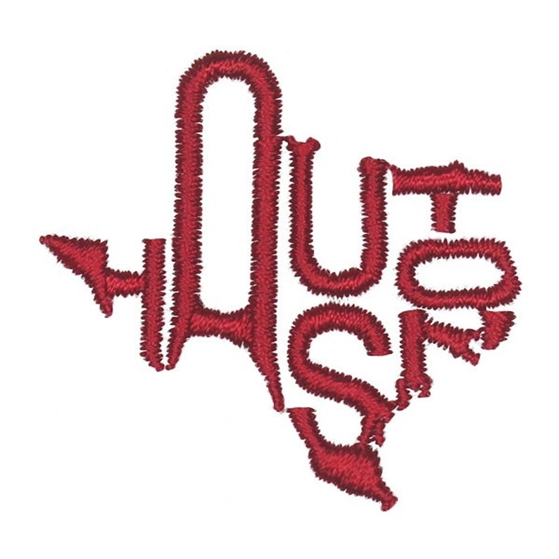 Texas Houston Embroidery Design Instant Download - Etsy