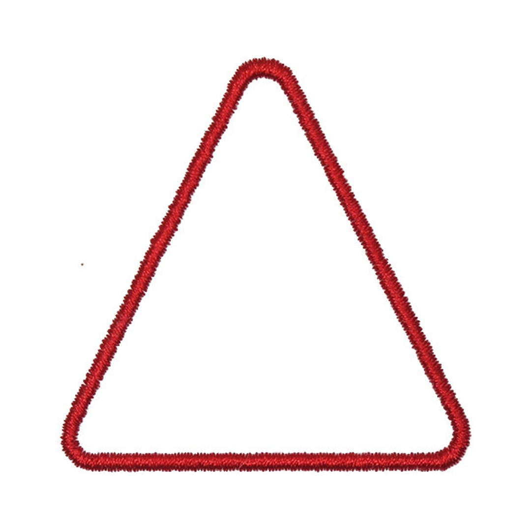 Rounded Triangle Embroidery Design Instant Download - Etsy