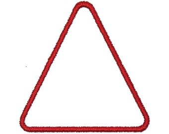 Triangle Embroidery Design. Machine Embroidery Design. Mini - Etsy