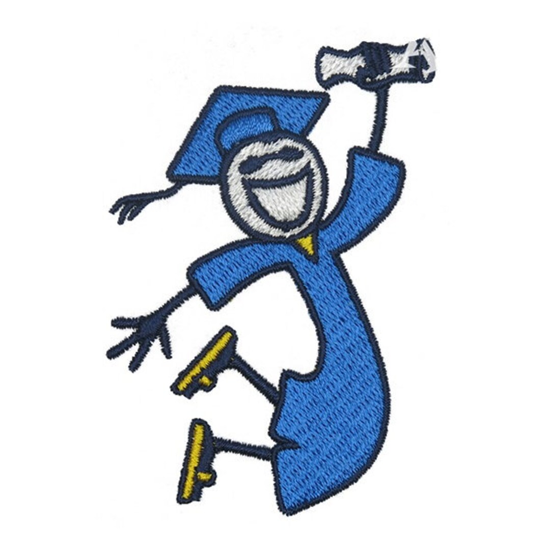Graduation Boy Embroidery Design Instant Download - Etsy
