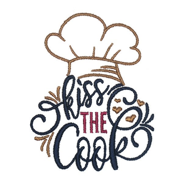 Kiss the Cook Svg - Etsy
