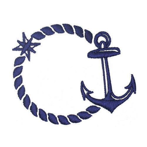 Anchor and Rope Embroidery Design Instant Download - Etsy