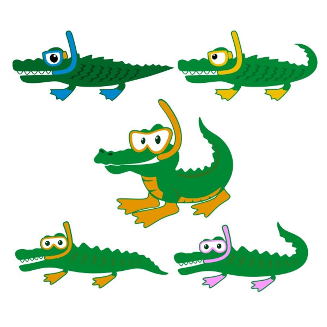 Gator Pack Cuttable Design PNG DXF SVG & Eps File for Silhouette Cameo ...