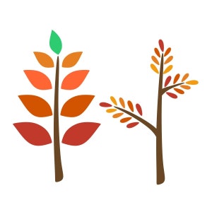 Autumn Tree Pack Cuttable Design PNG DXF SVG & Eps File for Silhouette ...