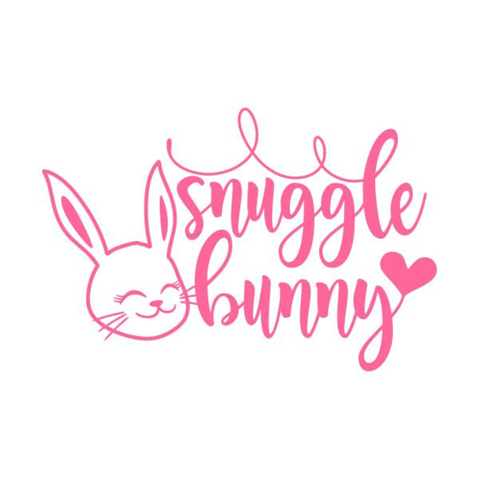 Snuggle Bunny Cuttable Design PNG DXF SVG & Eps File for - Etsy UK