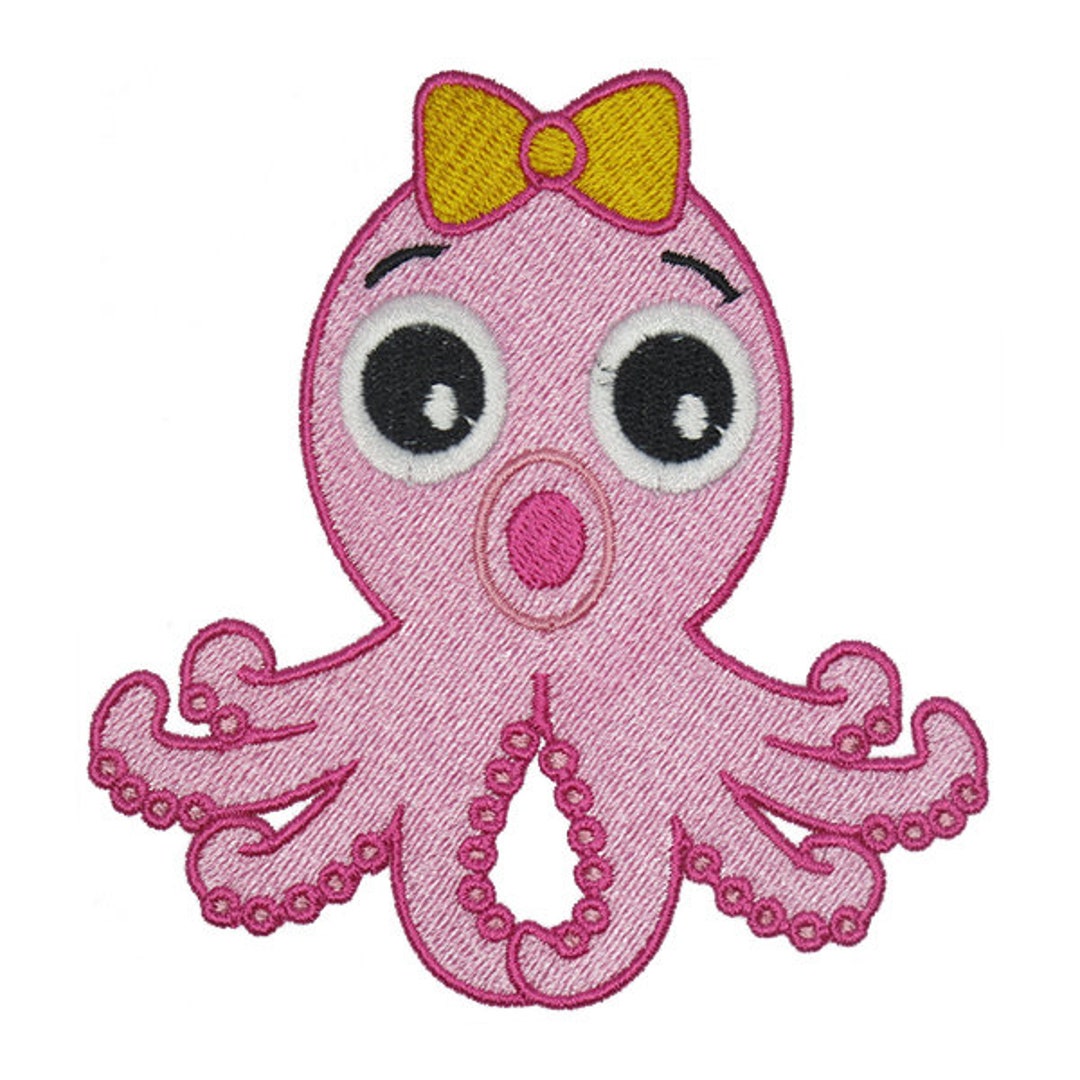 Cute Octopus Embroidery Design INSTANT DOWNLOAD - Etsy