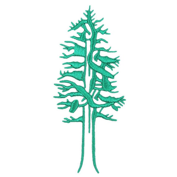 Pacific Northwest Washington State Tree Embroidery Design | Etsy