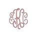 Mia Outline Monogram Machine Embroidery Font 3 Sizes 2 3 and 4 INSTANT ...