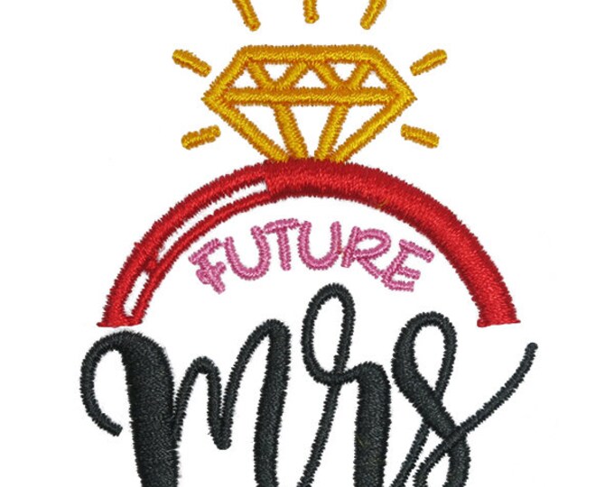 Future Mrs Embroidery Design - Instant Download - Etsy