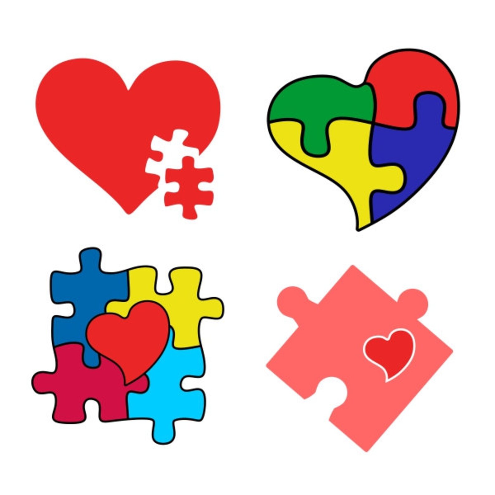 Autism Awareness Cuttable Design PNG DXF SVG & Eps File for - Etsy