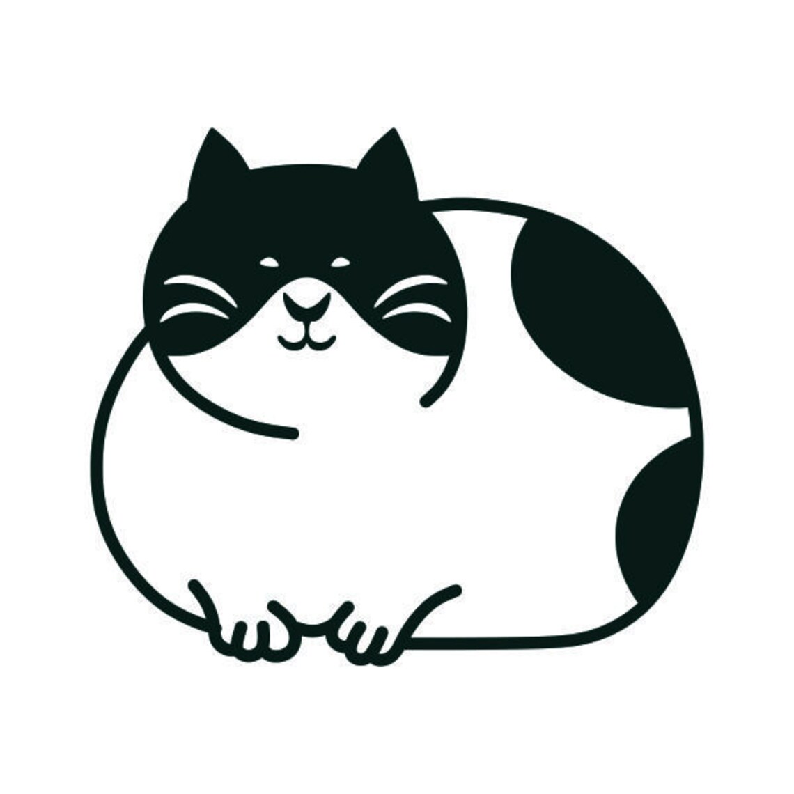 Japanese Cat Cuttable Design PNG DXF SVG & Eps File for - Etsy