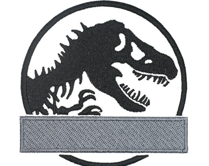 Jurassic T-rex Embroidery Frame - Instant Download - Etsy