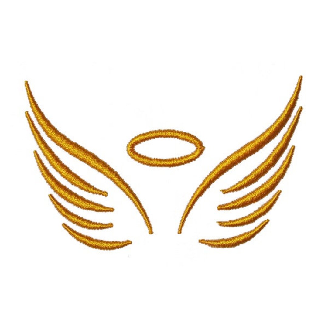 Angel Wings Embroidery Design Instant Download - Etsy