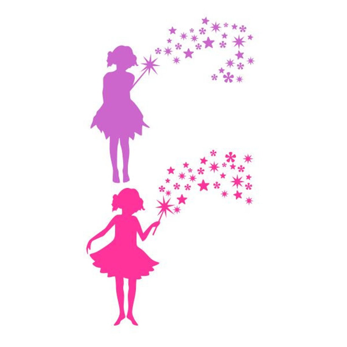Fairy Sparkle Star Princess Girl Cuttable Design PNG DXF SVG & - Etsy