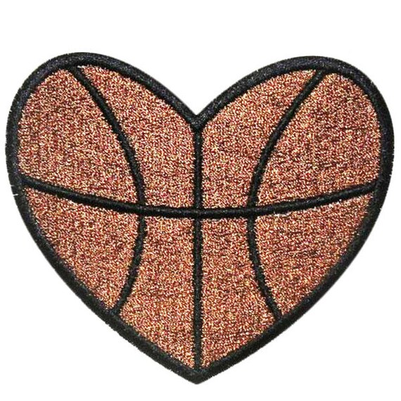 Basketball Heart Love Embroidery Design Instant Download | Etsy