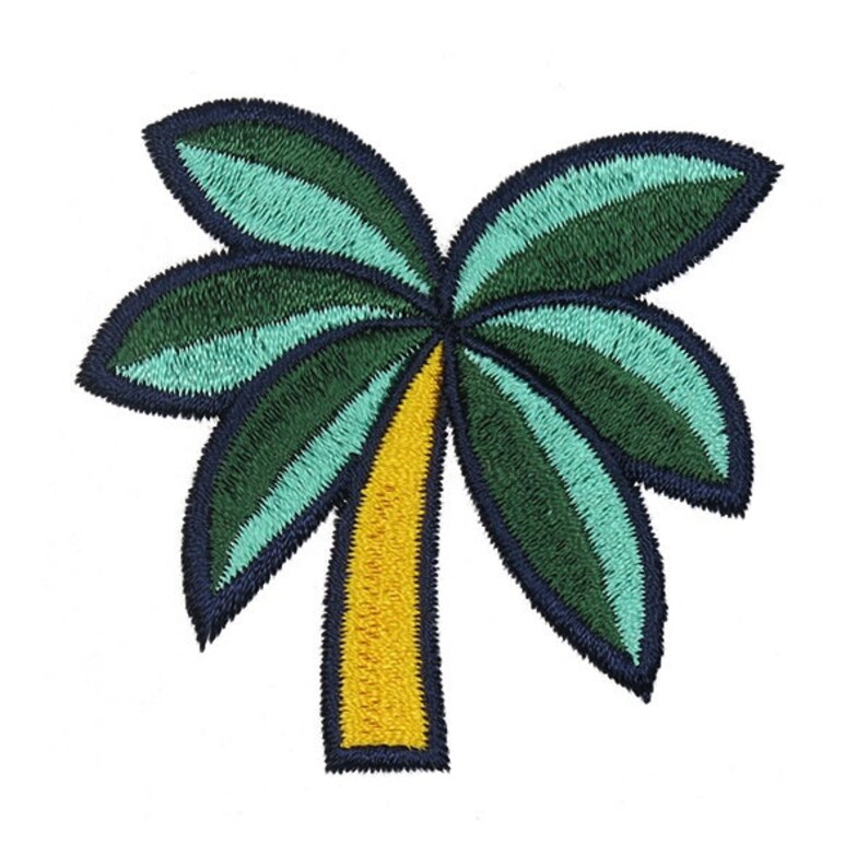 Palm Tree Embroidery Design Instant Download - Etsy