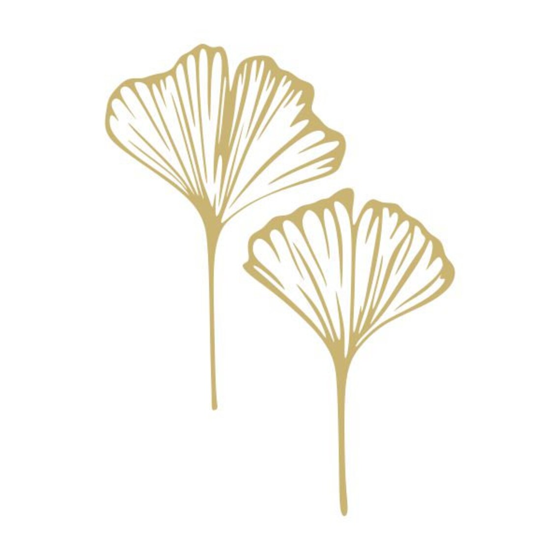 Gingko Leaves Cuttable Design PNG DXF SVG & eps File for | Etsy