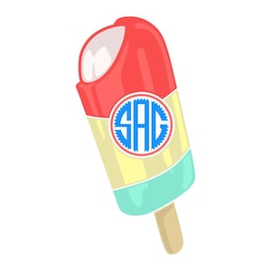 Icepop Frame Cuttable Design PNG DXF SVG & Eps File for - Etsy