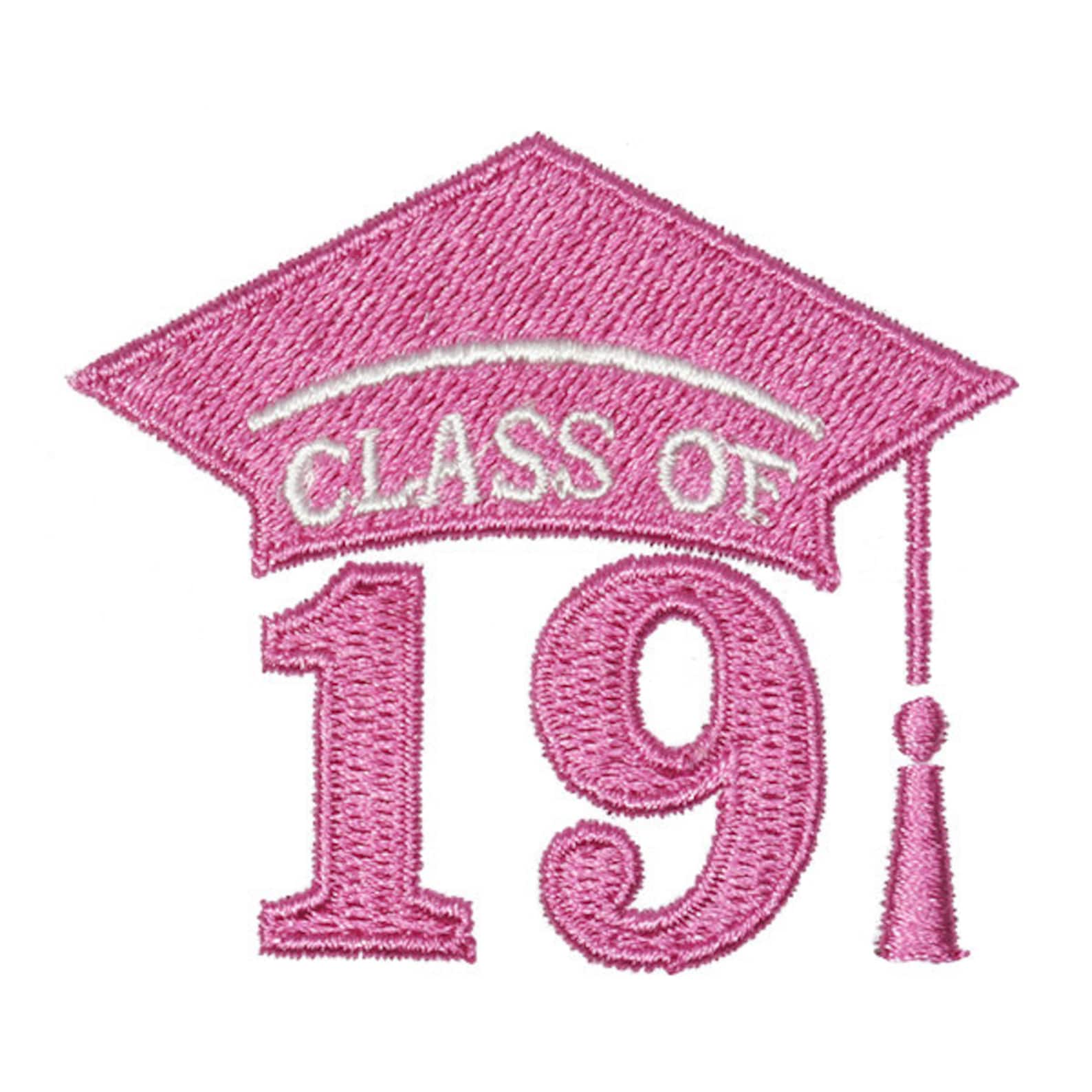 Class of 2019 2020 Graduation Hat Embroidery Design Instant - Etsy