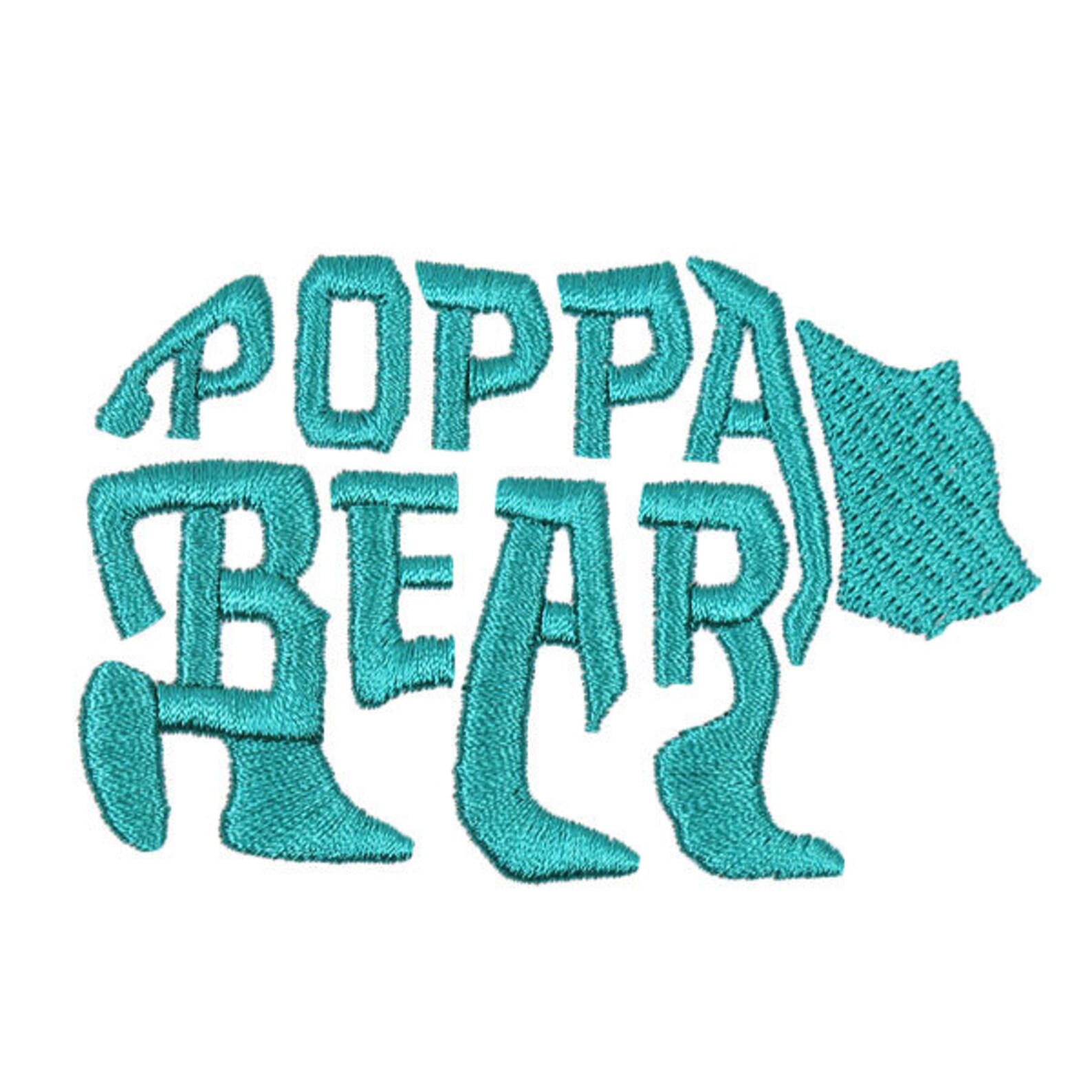 Poppa Bear Embroidery Design Instant Download - Etsy
