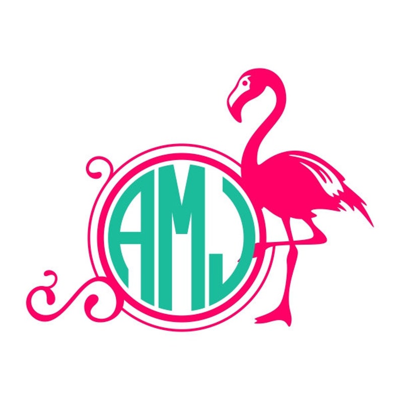 Flamingo Frame Cuttable Design PNG DXF SVG & Eps File for | Etsy