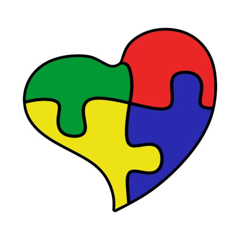 Autism Awareness Cuttable Design PNG DXF SVG & Eps File for - Etsy