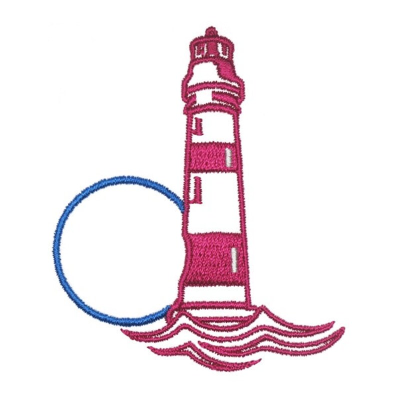 Lighthouse Embroidery Design Instant Download - Etsy