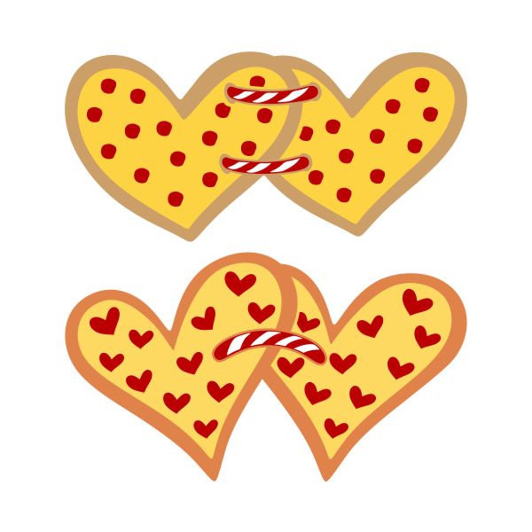 Pizza Heart Cuttable Design PNG DXF SVG & Eps File for - Etsy