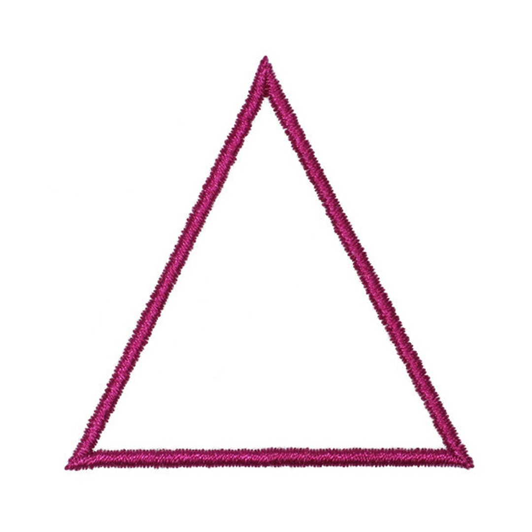 Triangle Embroidery Design Instant Download - Etsy