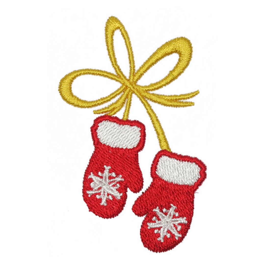 Winter Mitten Gloves Machine Embroidery Design INSTANT DOWNLOAD - Etsy