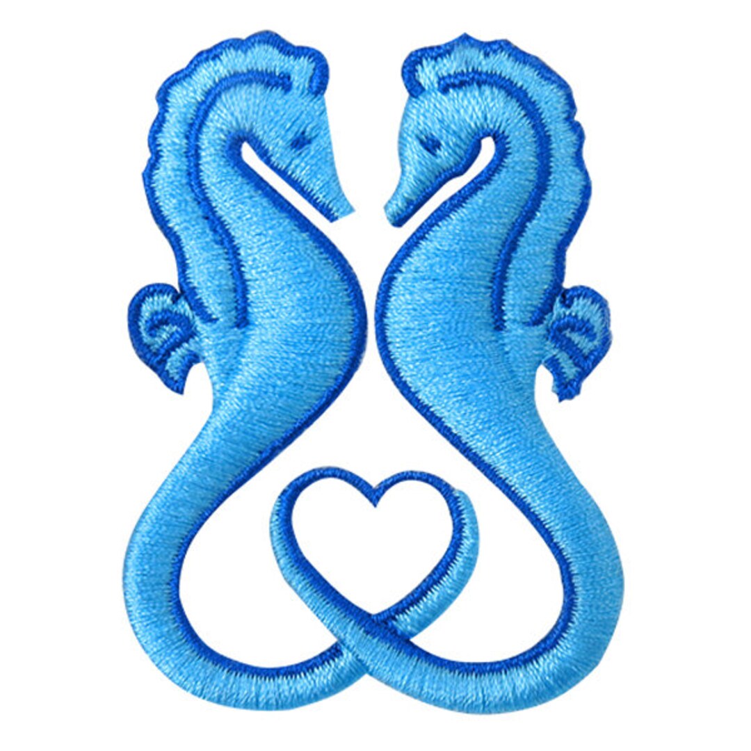 Seahorse Heart Embroidery Design Instant Download - Etsy