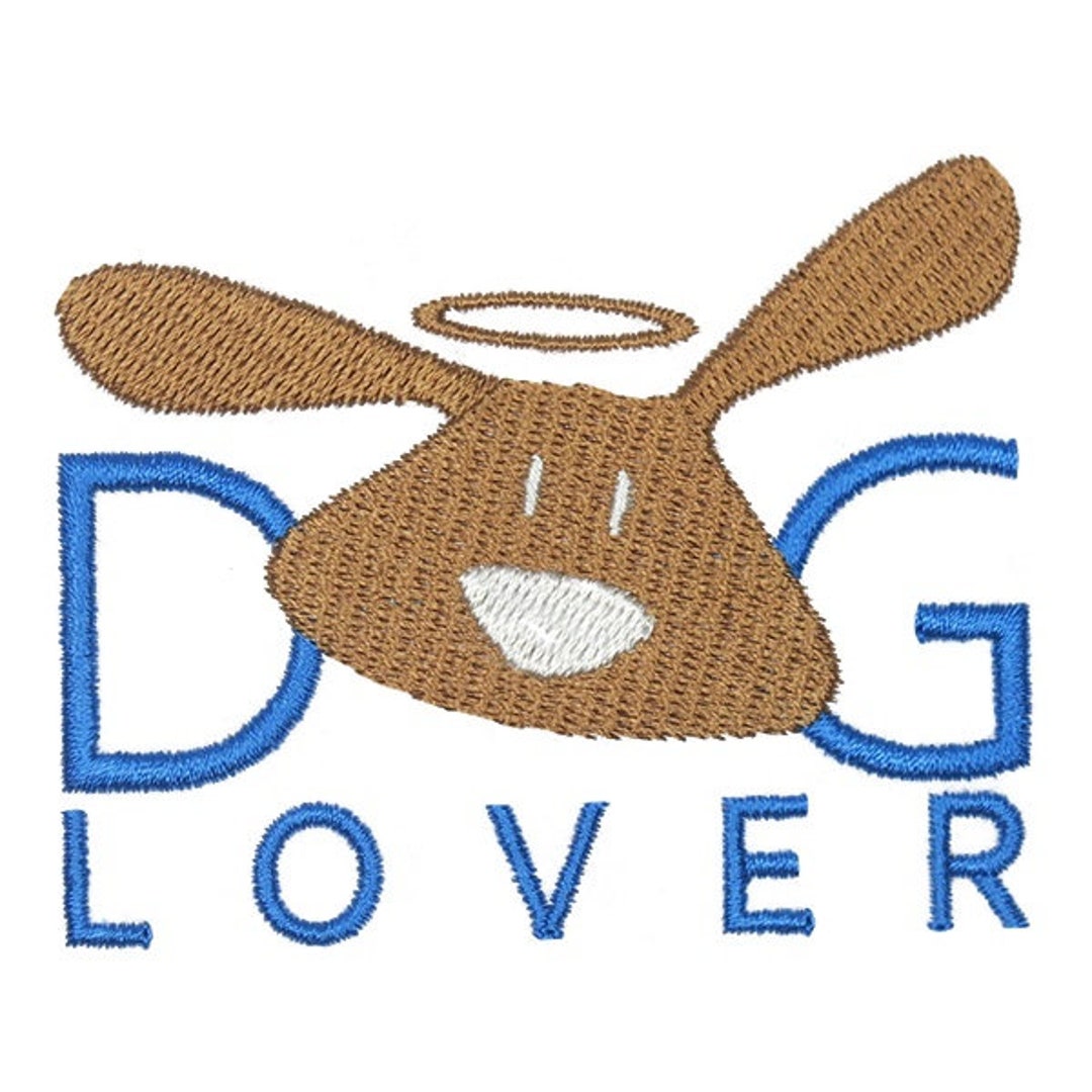 Dog Lover Embroidery Design Instant Download - Etsy
