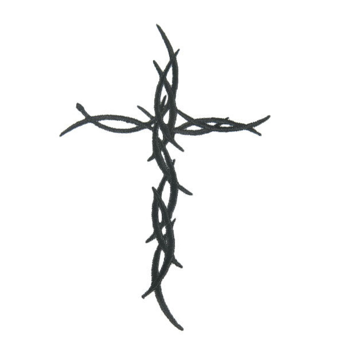 Thorn Cross Easter Embroidery Design Instant Download | Etsy