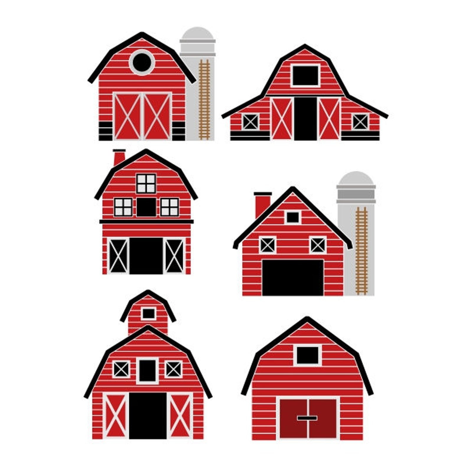Barn Animal Farm Cuttable Design PNG DXF SVG & Eps File for - Etsy