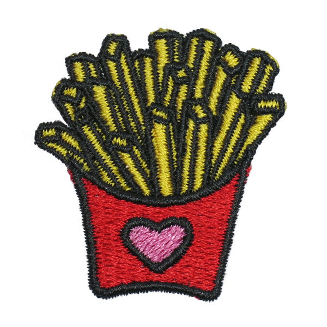 French Fries Embroidery Design Instant Download | Etsy