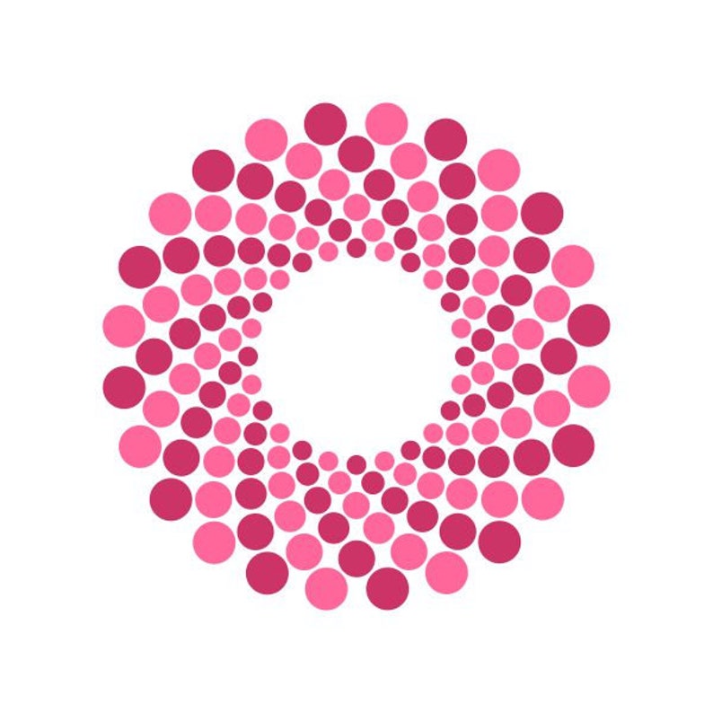 Sun Ray Dots Pattern Cuttable Design PNG DXF SVG & Eps File - Etsy