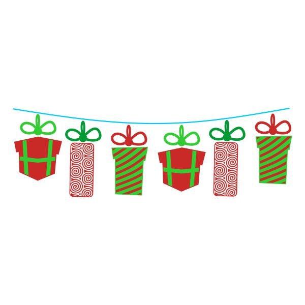 Christmas Banner Cuttable Design PNG DXF SVG & Eps File for - Etsy
