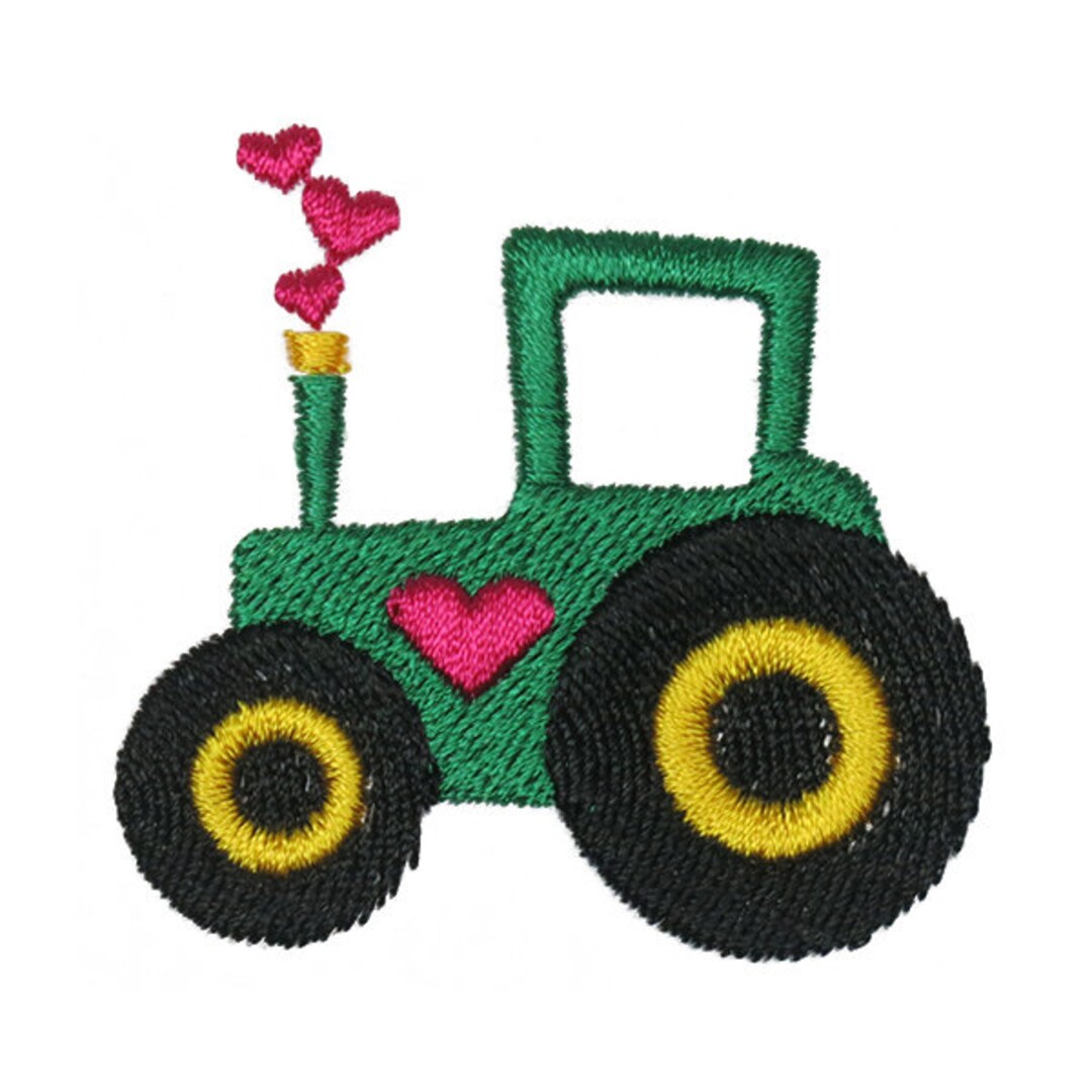 Valentine Tractor Embroidery Designs Farm Machine Embroidery Design ...